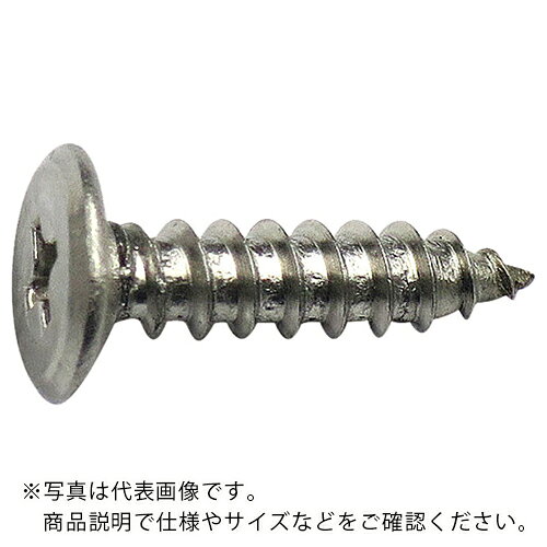 特長：頭部の高さが低いため、取付面がフラットになります。薄い部材の留めつけでも、頭が飛び出しません。加工の手間なく、見た目がすっきりです。用途：皿モミができないところやツライチにしたい箇所に。仕様：寸法(mm)d：3寸法(mm)L：10頭部...