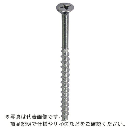 特長：錆びに強いステンレス製コーススレッドです。野外・水廻りでのご使用に適しています。用途：木工用。仕様：寸法(mm)d：4.5全長(mm)：90ねじ部長さ(mm)：60タイプ(全ねじ/半ねじ)：半ねじ適合ドライバー：2表面処理：素地頭部径...