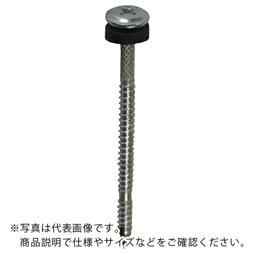 特長：耐風・耐震等強い保持力が必要な箇所や高品質な施工に最適です。頭部形状は薄平状で重ね部分も気になりません。ローレット加工で木鳴りを防ぎ、スムーズに締め付けます。板金、金属屋根、瓦まで使用できる屋根専用ビスです。用途：板金、金属屋根、瓦な...