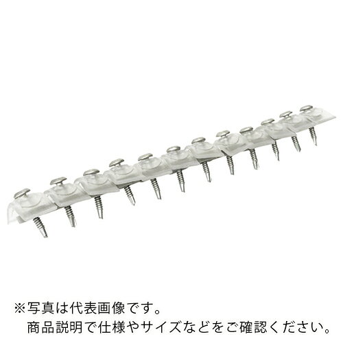 特長：パッキンを連結することで屋根上の作業の効率化と持ち運び易さを追求しました。用途：波板の取り付けに。仕様：色：クリアねじサイズ(mm)：4.2×25袋入数(本)：24（12本×2連）鉄下地用小波用材質／仕上：ビス：スチールラスパート座金...