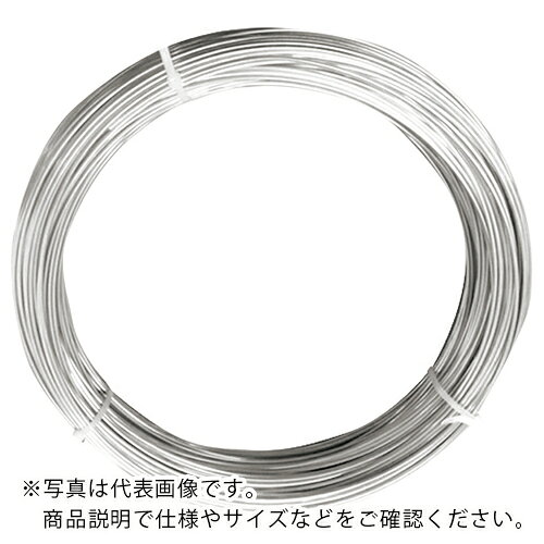 特長：サビに強いステンレス製針金です。多く使われる方用にお得な10Kg巻きです。用途：結束や補修、ディスプレイやホビーに。仕様：線径(mm)：0.8番手：#21長さ(m)：2530材質／仕上：ステンレス（SUS304）　●代表画像について ...
