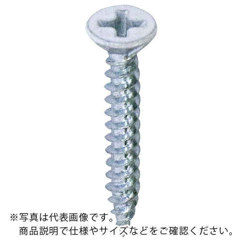 特長：石膏ボード等の内装工事のボードを板厚1mm以下の鋼製下地に下穴なしで取り付けできます。用途：建築内装工事の各種ボードの留め付けに。仕様：寸法(mm)d：3.5全長(mm)：25頭部径7mm頭部形状：カラーフレキ材質／仕上：スチールユニ...