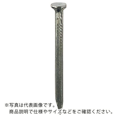 特長：型枠施工などに最適です。用途：コンクリート（半乾状態）に木材や金具をとめつける場合に仕様：寸法(mm)d：3.70全長(mm)：65頭部径(mm)：6.4番手(#)：#10材質／仕上：スチール・亜鉛メッキ　●代表画像について 商品によ...