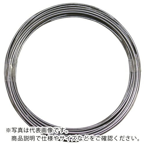 特長：ワイヤー、コイルバネ材料にも使用可能です。炭素鋼で作られている金属線です。用途：芯出用、教材用。仕様：線径(mm)：0.6長さ(m)：100安全荷重(kgf)：30材質／仕上：スチール(SWP-A)　●代表画像について 商品によっては...