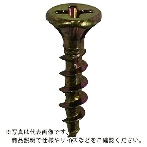 特長：薄板に対応した短いタイプのビスです。軸は細く、先端足割れ加工のため木割れしにくいです。仕様：寸法(mm)d：3.3全長(mm)：20ねじ部長さ(mm)：17タイプ：全ネジ頭部径dk(mm)：6適合ドライバー：プラスNO.2表面処理：ク...