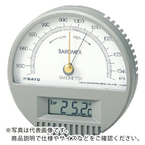 仕様：ケース外径(mm)：Φ135奥行(mm)：33温度0〜50℃気圧945〜1045hPa　●メーカー取寄商品について 本商品はメーカーからの取寄商品となります。 納期は、メーカー確認後、メールでご連絡させて頂きます。 在庫状況、生産状況...