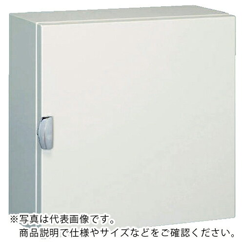 特長：内蝶番式のスッキリしたデザインです。扉開閉のためのスペースが少なく、壁際への設置が可能です。（最小10mm）接地端子が手前側にありますので、機器収納後の接地配線が容易です。用途：制御機器の収納に。仕様：色：ベージュ間口(mm)：400...
