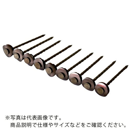 特長：耐食性のいいSUS304ステンレス製です。保持力のあるパワースクリュー加工を施しています。用途：波板の取り付けに。仕様：番手(#)：12色：ブロンズ長さ(mm)：65太さ(mm)：2.7箱入数(本)：90（9本×10連）袋入数(本)：...