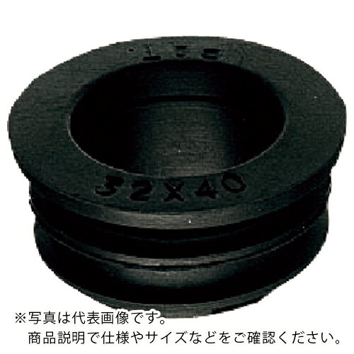 用途：排水用パイプとSトラップなどの接続用、Pトラップには使用できません。仕様：穴径(mm)：42パイプ径：50呼び径：42×50外径(mm)：62呼び32B・42BはVUパイプ専用使用可能温度：70℃以下材質／仕上：EPDM　●代表画像に...