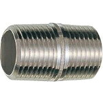 特長：ステンレス製なので錆びにくい。仕様：長さ(mm)：26ねじ寸法：R1/4呼び径：8呼び8、全長26mmのニップル。材質／仕上：SUS304　●代表画像について 商品によっては、代表画像を使用している場合がございます。 商品のカラー、サ...