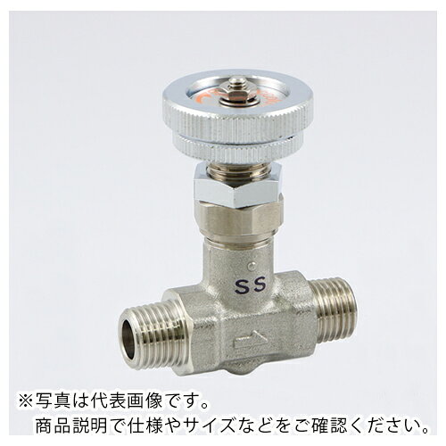特長：パネル取り付け機構およびロック機構を標準装備しています。接液部をSUS304にして永い耐久性と幅広い流体の使用が可能です。用途：化学、医療、食品、水産関連の機械、器具など。流量の制御などとして。仕様：接続口径D：R3/8高さ(mm)：...