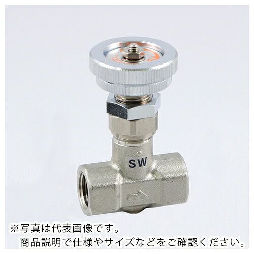 特長：パネル取り付け機構およびロック機構を標準装備しています。接液部をSUS304にして永い耐久性と幅広い流体の使用が可能です。用途：化学、医療、食品、水産関連の機械、器具など。流量の制御などとして。仕様：接続口径D：Rc1/4全長(mm)...