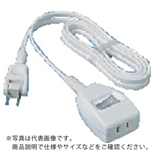 特長：スイッチONを光ってお知らせできます。差し込み口のひとつひとつをこまめにON・OFFでき、待機電力の無駄を解消します。仕様：コンセント数：1個口ケーブル長(m)：2色：ホワイト幅(mm)：210奥行(mm)：90高さ(mm)：52定格...