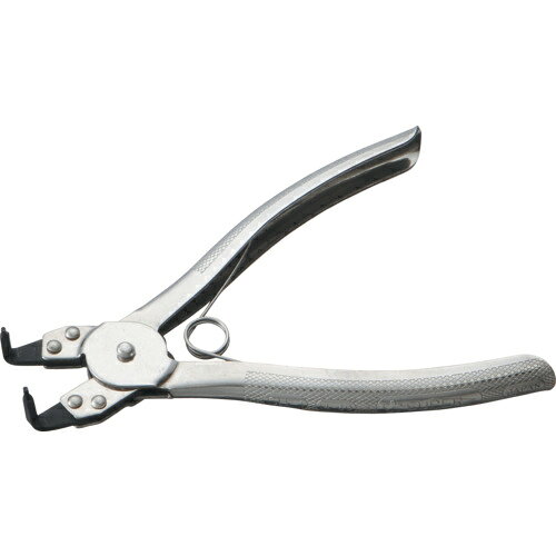 特長：爪部は構造用合金鋼でリン酸マンガン皮膜処理を施し、優れた耐久性です。グリップ部分はステンレス鋼製で軽量かつ、握りやすい設計です。仕様：リング使用範囲(mm)：8〜25爪先端径(mm)：0.9全長(mm)：130爪形状：曲爪タイプ：穴用...