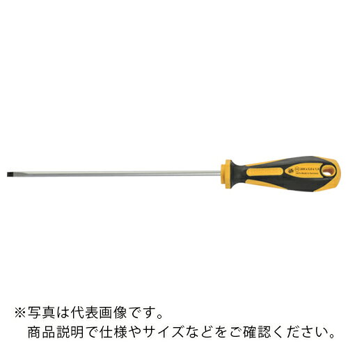 特長：クッション性の高いラバーグリップ・二重形成ハンドルを採用しています。硬度とトルク値はドイツDIN規格及びISO基準以上です。ブレードを差し込んでの強力な締め付け作業も可能です。作業中に回転しないようにデザインされています。用途：ネジの...