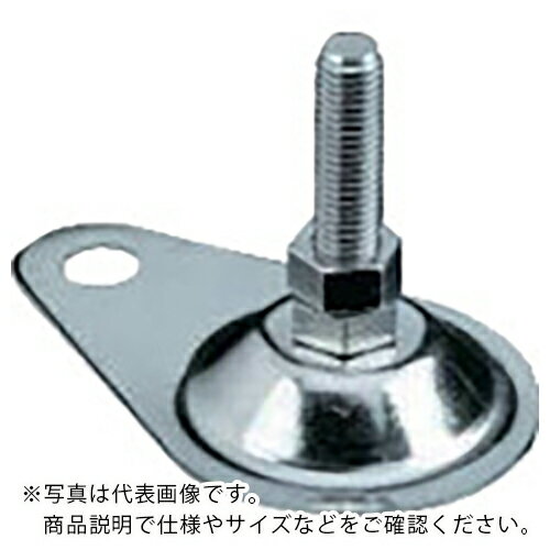 特長：M12のアンカー固定ができます。仕様：許容荷重(kg)：510シャフトサイズ：M12底部サイズ：75×120全高(mm)：75材質：SUS304、(電解研磨)アジャスタM12−50A（ステン）材質／仕上：SUS304、(電解研磨)注意...