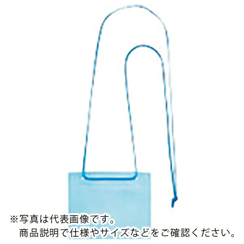 特長：イベントなどで大活躍のカラータイプのイベント名札です。名刺サイズです。上から出し入れ染色のため、商品によって多少色合いが異なります。仕様：色：青ひもの径：約2．5mm1パック入数：50枚ひもの長さ：約1m適合中紙寸法：縦56×横91m...