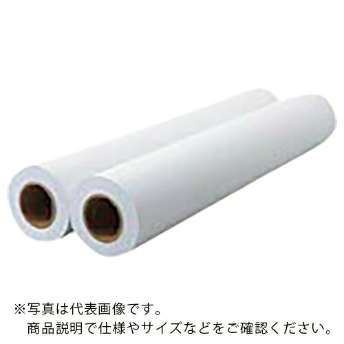 特長：インクジェットプロッタ用紙・グラフィック用紙です。JOINTEXオリジナルです。仕様：紙厚さ(mm)：約68μm坪量：約75g／[[M2]]寸法：幅594mm×長50m芯径型：2インチ入数：1箱2巻入　●メーカー取寄商品について 本商...