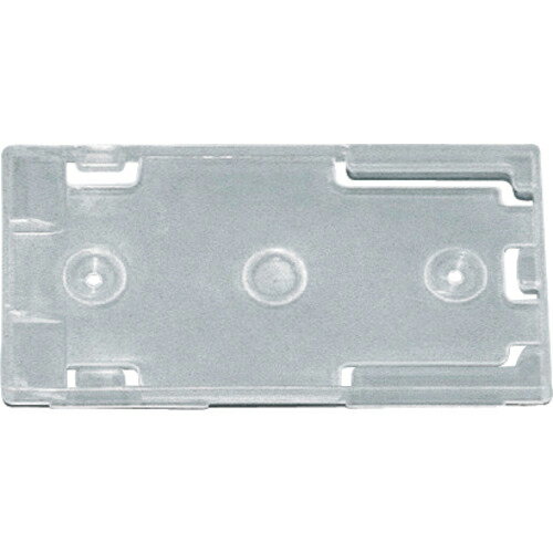 特長：コンテナーの仕分け作業をより効率化します。金属を使用せず、錆びの心配もありません。用途：コンテナーに取り付けて、カンバン管理ができます。仕様：外形寸法(mm)幅：120外形寸法(mm)高さ：8外形寸法(mm)奥行：62材質／仕上：ポリ...