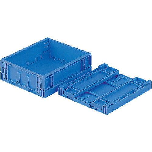 特長：長・短側面内倒れ式のオリコンです。上枠が無い為、オリタタミ時の高さを抑える事ができ収納効率に大変優れています。ダンボール容器からの切り替えやリターナブル容器として活躍しています。仕様：容量(L)：5.0色：ブルー外形寸法(mm)間口：...