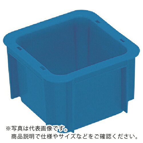 特長：バラバラの容器サイズであっても安定した段積みが可能です。底面にはTP規格に基づき、一定間隔にブロックが配置されています。このブロック配置により、サイズや容器の方向を問わず安定した段積みが可能です。仕様：容量(L)：1.6色：ブルー外形...
