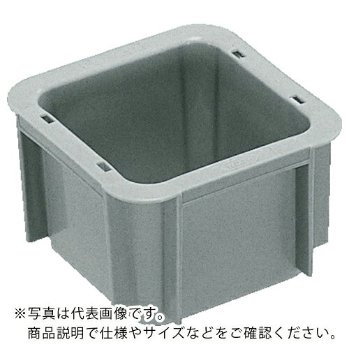 特長：バラバラの容器サイズであっても安定した段積みが可能です。底面にはTP規格に基づき、一定間隔にブロックが配置されています。このブロック配置により、サイズや容器の方向を問わず安定した段積みが可能です。仕様：容量(L)：1.6色：ライトグレ...