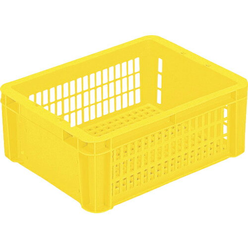 特長：全面網目のスタッキングタイプです。仕様：容量(L)：8.7色：イエロー外形寸法(mm)間口：361外形寸法(mm)奥行：272外形寸法(mm)高さ：126有効内寸(mm)間口：306有効内寸(mm)奥行：231有効内寸(mm)高さ：1...