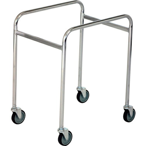特長：28Lサイズ専用カゴ置き台車です。仕様：外形寸法(mm)間口：340外形寸法(mm)奥行：455外形寸法(mm)高さ：555スチール製・クロムメッキ28Lサイズカゴ専用材質／仕上：スチールセット内容／付属品：Φ75キャスター　●メーカ...