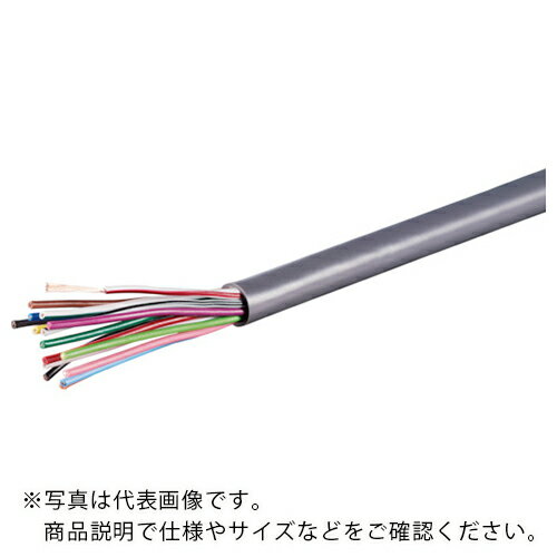 特長：軽量でしかも仕上り外径が細く柔軟性がありますので、配線時の取り扱いが容易です。絶縁体及びシースに鉛を含まない環境に優しいPVCを使用しています。用途：100V未満の電子機器等の伝送用。仕様：芯数：6許容電流(30℃)(A)：3定格電圧...