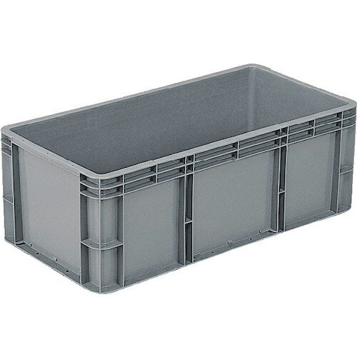 特長：バラバラの容器サイズであっても安定した段積みが可能です。底面にはTP規格に基づき、一定間隔にブロックが配置されています。このブロック配置により、サイズや容器の方向を問わず安定した段積みが可能です。仕様：容量(L)：42.4色：グレー外...