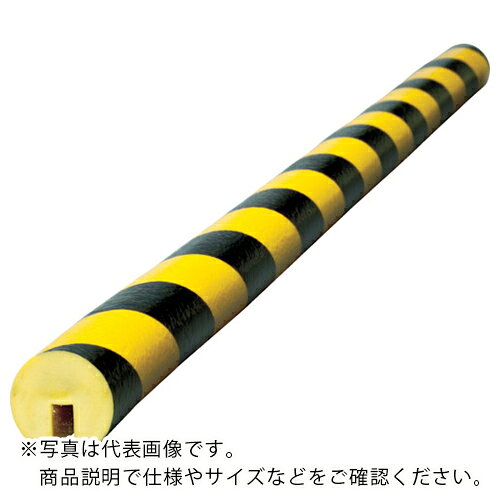 特長：耐久性、耐衝撃に優れた発泡ウレタン製。耐油、耐水性に優れたPVCフィルムコーティングです。用途：工事現場や工場での危険防止に。仕様：色：黄/黒幅(mm)：40長さ(m)：5取付方法：差し込みタイプ(両面テープなし)スリット幅(mm)：...