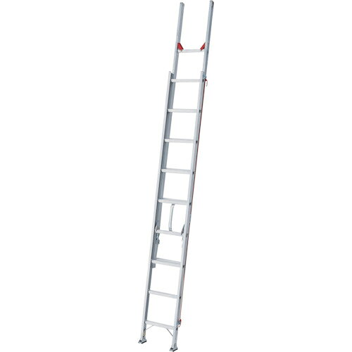 特長：最上段のステップを外すことで、より屋根への乗り移りが楽になりました（ラクノリ）。はしご水準器付きです。体重移動をせずに建物に乗り移れることで、バランス崩しが劇的に減るため、安全です。用途：屋根への昇降をもっと安全に。仕様：最大使用質量...