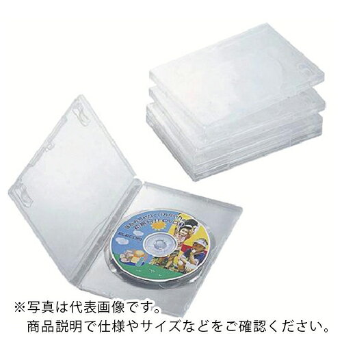 特長：分類に便利な背ラベル&アイコンシール付。 ワンプッシュ式で取り出しカンタン。DVDに無理な力がかかりません。 ブックレットも収納できます。内寸(W)122×(D)4.5×(H)185mm 軽くて割れにくいポリプロピレン樹脂製。 セルD...