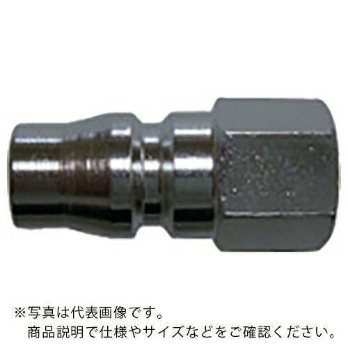 特長：工場内のエアー配管からエアー工具の接続まで汎用性に優れています。用途：エアー工具配管、各種エアー配管仕様：最高使用圧力(MPa)：1.5耐圧力(MPa)：2.0使用流体：エアー取付サイズ：Rc1/8タイプ：プラグ接続ねじ部：Rc1/8...
