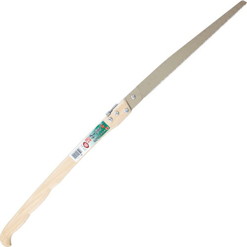 特長：果樹全般で使用出来ます。スムーズな切味と切口の綺麗さが特長です。折畳んで収納が出来ます。用途：生木剪定用（細枝用）。仕様：刃長(mm)：330全長(mm)：835刃ピッチ(mm)：3衝撃焼入れ無電解ニッケルメッキ材質／仕上：刃：SK材...