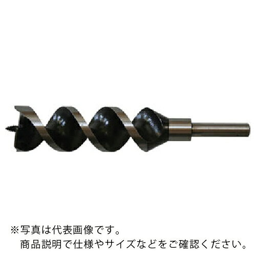 特長：先ネジの回転力を利用してスムーズに穴あけが行えます。ショートビットとドリルビットの中間の全長です。最大サイズ50mmまで定番であります。両刃両爪タイプで切削抵抗を軽減しています。用途：一般木材への穴あけに。少し深い貫通穴に。仕様：刃径...