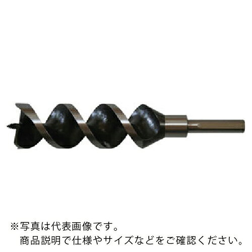 特長：先ネジの回転力を利用してスムーズに穴あけが行えます。ショートビットとドリルビットの中間の全長です。最大サイズ50mmまで定番であります。両刃両爪タイプで切削抵抗を軽減しています。用途：一般木材への穴あけに。少し深い貫通穴に。仕様：刃径...