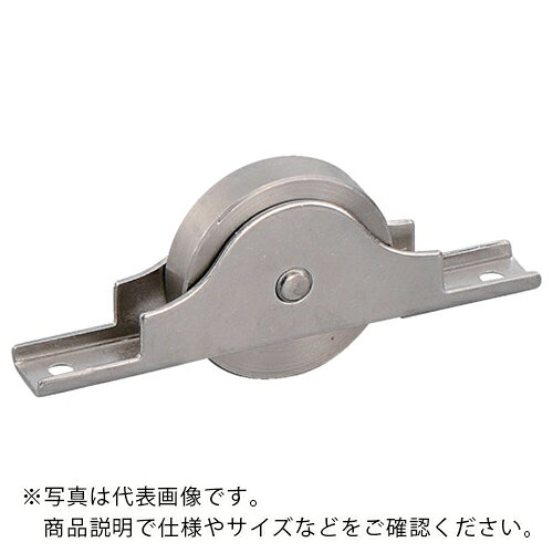 特長：オイルレスメタル使用により回転がなめらかです。仕様：許容荷重(daN)：34.3許容荷重(kgf)：35車輪径(mm)：50車輪幅(mm)：11.5取付高H(mm)：9取付座A(mm)：110取付座B(mm)：17取付穴径P(mm)：...