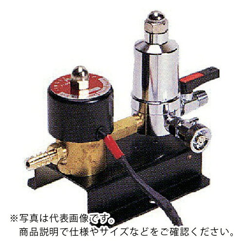 特長：コンプレッサの電源OFFでドレンおよびエアをすべて排出しますので、コンプレッサ始動が軽負荷で行え、コンプレッサの長寿命化につながります。用途：0.2kW〜11kWのタンクマウント式コンプレッサのドレン抜き仕様：接続口径：入口口径：R1...