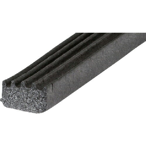 特長：粘着テープ付で簡単に取り付けができるクッション材です。扉部の防塵対策に最適です。仕様：色：黒長さ(m)：88取付方法：粘着テープ硬度(ショア)：A20〜30粘着テープ有無：強力材質／仕上：EPDM　●メーカー取寄商品について 本商品は...