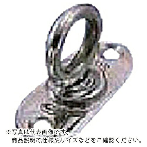 特長：設置幅の狭い面でも取付可能です。皿頭のネジをご使用下さい。回転するのでチェーンなどからみません。用途：壁面・床面・柱等に設置し、チェーンなどの端末金具として。仕様：使用荷重(kN)：0.20A1(mm)：55D(mm)：6A2(mm)...