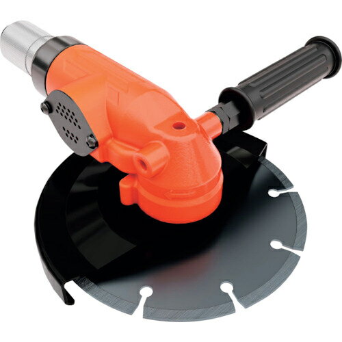 特長：高出力ながら25%軽量化、15%小型化を実現しています。用途：コンクリート・鉄筋の切断に仕様：無負荷回転数(min［［の−1乗］］)：7600空気消費量(［［M3］］/min)：1.6ホース取付口：3/8 RC排気：側方排気全長(mm...