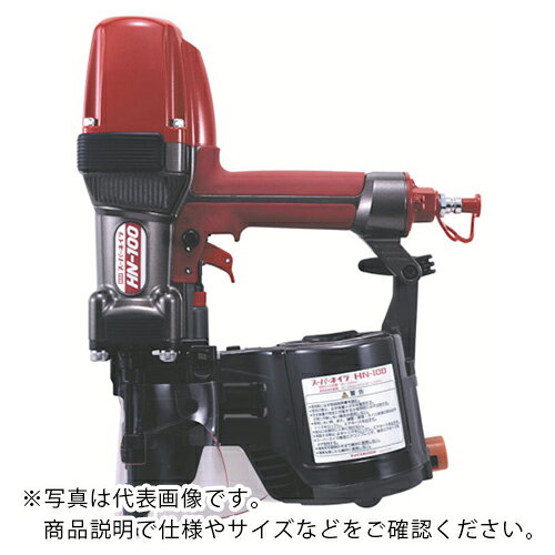 特長：超軽量2.7kgで100mmの釘に対応する高圧釘打機です。用途：下地鋼板3.2mm厚まで駆体2×4仕様：高圧釘打機65~100mmセット内容／付属品：保護メガネ、ジェットオイラ（油入）
