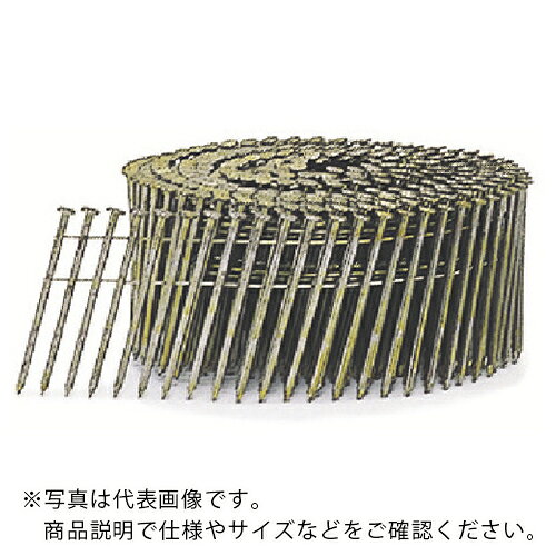 特長：ワイヤ連結釘です。用途：内装。下地。仕様：1ケース入数：400本×30巻頭径(mm)：5.0長さ(mm)：50胴径(mm)：2.1材質／仕上：鉄　●メーカー取寄商品について 本商品はメーカーからの取寄商品となります。 納期は、メーカー...