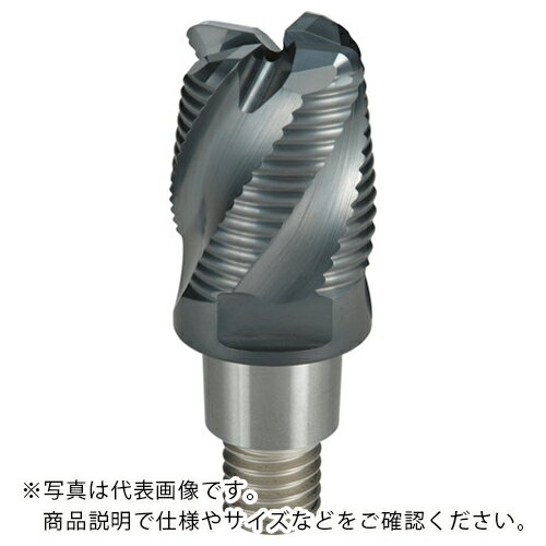 特長：超硬ヘッド＋超硬ホルダの二面拘束システムにより、従来品と比較し約30％の剛性アップを実現しました。仕様：ラフィング刃形センタースルークーラントを配置し、切りくず排出性を向上させます。　●メーカー取寄商品について 本商品はメーカーからの...