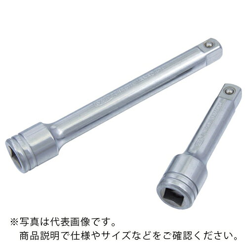 特長：奥深い凹部での使用に便利です。ソケットを延長させるための延長バーです。用途：奥深いところにあるボルトやナットの脱着作業に。仕様：差込角(mm)：6.35全長(mm)：150材質／仕上：クロームバナジューム鋼　●メーカー取寄商品について...