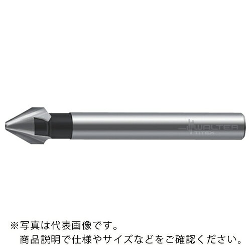 特長：カウンターシンク 面取り角60°です。用途：被削材：鋼、ステンレス鋼、鋳鉄、非鉄金属、耐熱合金、チタン合金、その他。穴あけ加工。仕様：有効刃径(mm)：25先端径(mm)：6.3全長(mm)：71シャンク径(mm)：10カッター先端角...
