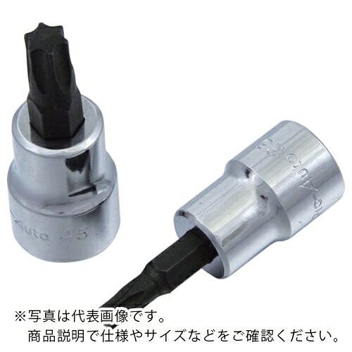 特長：ラチェットハンドルやスピンナーハンドルと組み合わせて使用します。ヘックスローブねじの締め付け、緩め作業です。いじり止め対応穴なしです。用途：ヘックスローブねじの締め付け、緩め作業に。仕様：呼びNo.：T30差込角(mm)：9.5全長(...