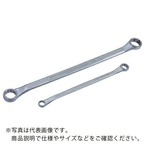 特長：オフセット角15度で狭い場所でも効率よく作業できます。用途：ボルトやナットの締め付け、緩め作業。仕様：対辺寸法(mm)：10×12全長(mm)：205材質／仕上：クロームバナジューム鋼　●メーカー取寄商品について 本商品はメーカーから...