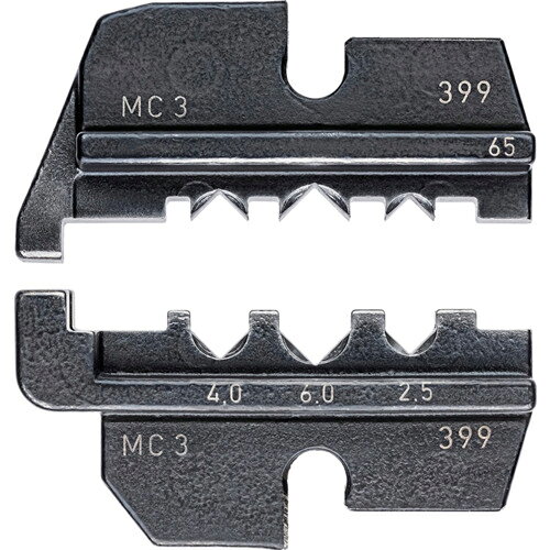 特長：ソーラー端子・MC3用です。圧着ダイスのみです。用途：ソーラーケーブルコネクターMC3用。仕様：適合電線(［［MM2］］)：2.5-6圧着端子：ソーラー用MC3コンタクト圧着端子(AWG)：14/10MC3［［MM2］］：2.5〜6....